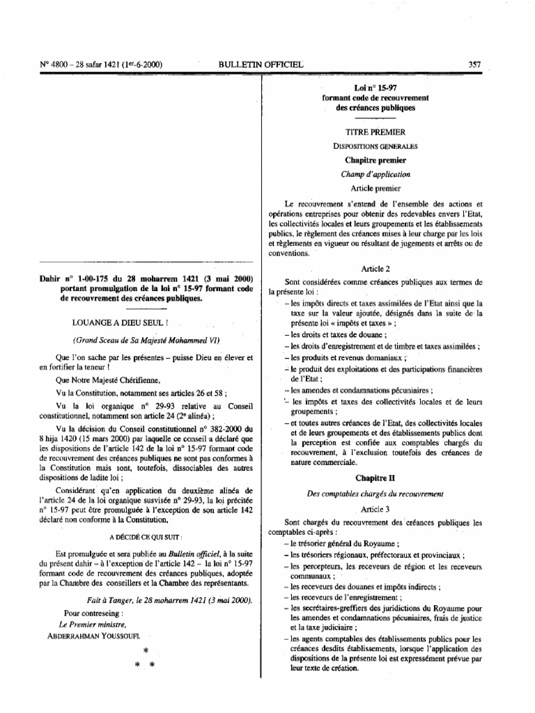 Loi 15.97 FR PDF | PDF