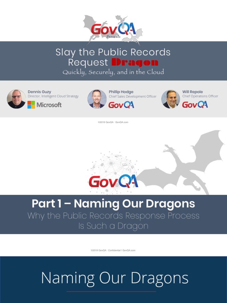 GovQA - Slay The Public Records Dragon | PDF | Regulatory Compliance ...