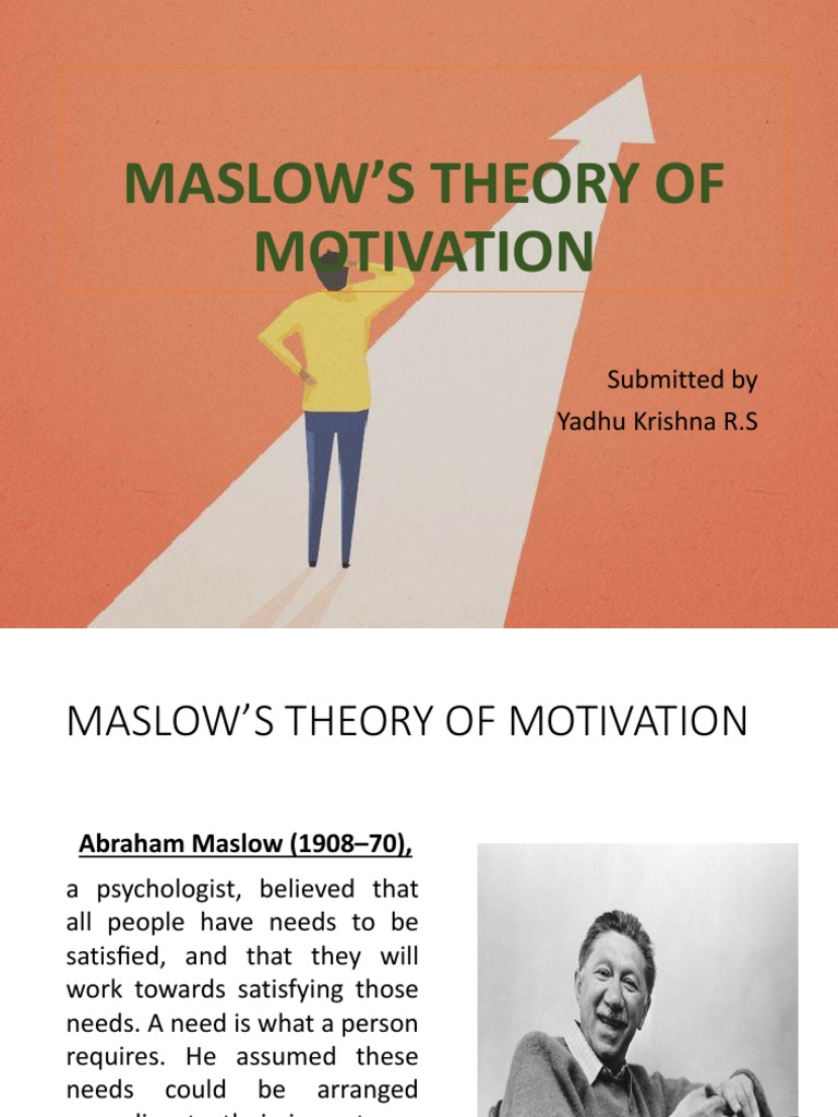 Maslow's Theory | PDF