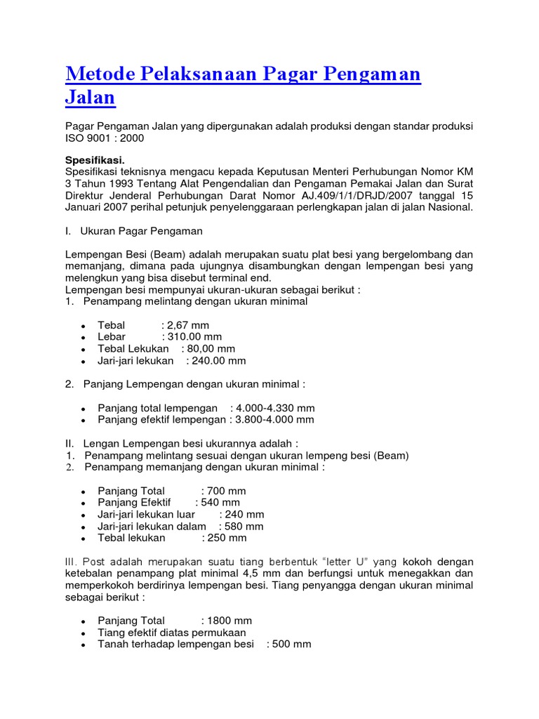 Panduan Pemasangan Pagar Jalan | PDF | Griya & Taman | Komputer