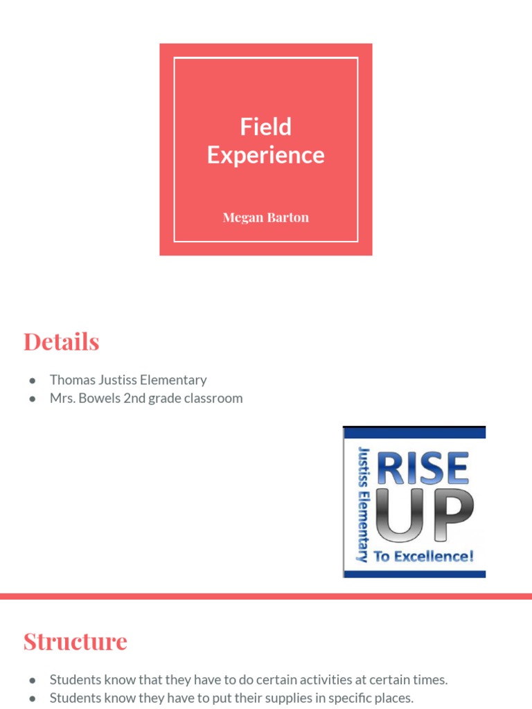 Field Experience | PDF