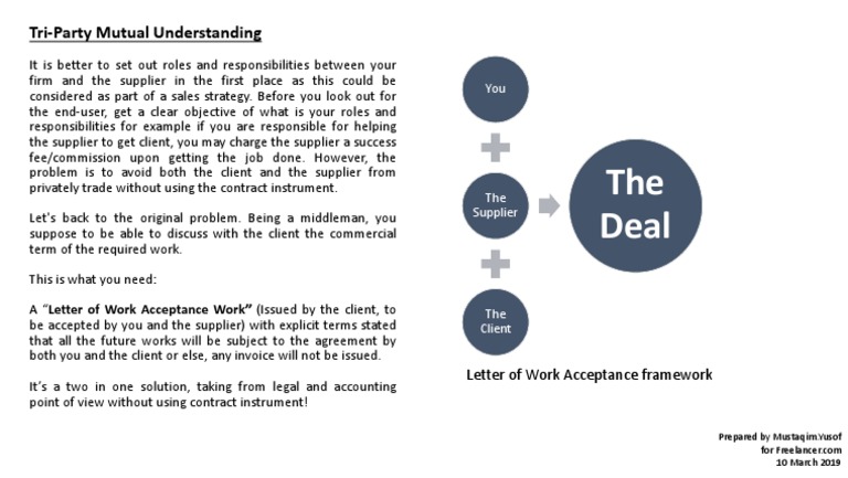 Tri-Party Mutual Understanding | PDF