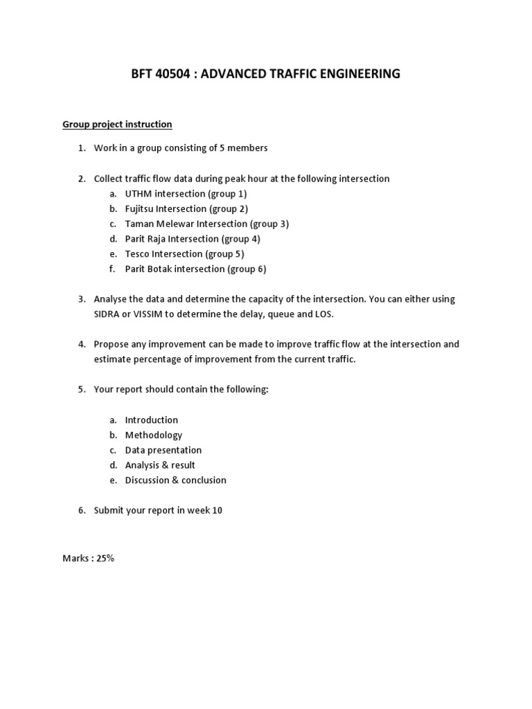 Project Instruction | PDF