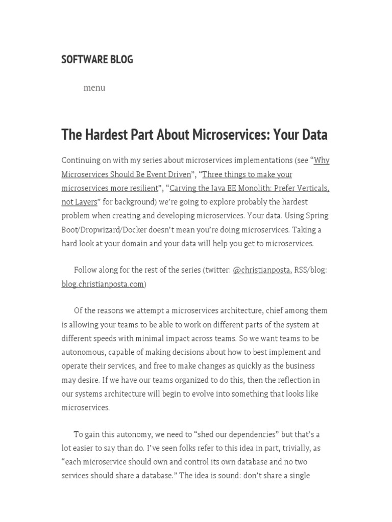 Domain Driven Design - Microservices | PDF | Databases | Object (Computer Science)