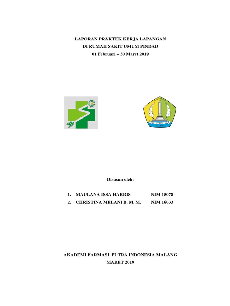 Laporan PKL Rsu Pindad - Turen 2019 1 | PDF