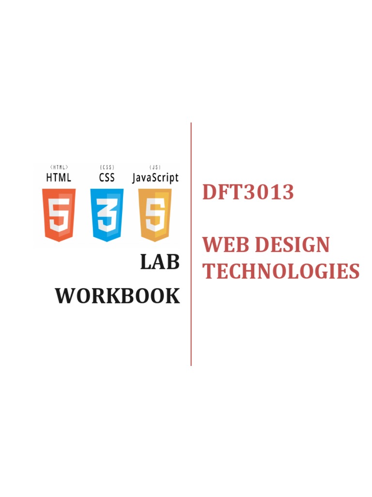 Lab WorkBook and Activity HTML CSS JavaS PDF | PDF | Hyperlink | Html