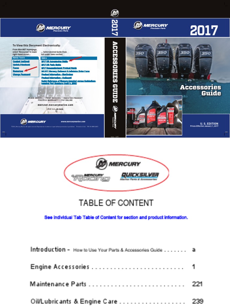 MERCURY OUTBORD PART US-Accessory-Guide - Web-Version-Consumer PDF ...