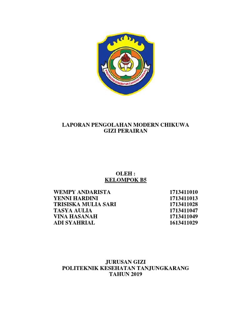 Laporan Pengolahan Modern Chikuwa | PDF