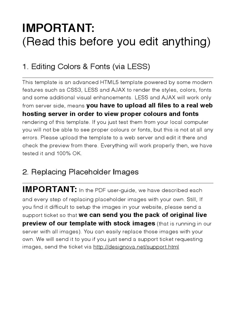 Read This First (IMPORTANT) | PDF