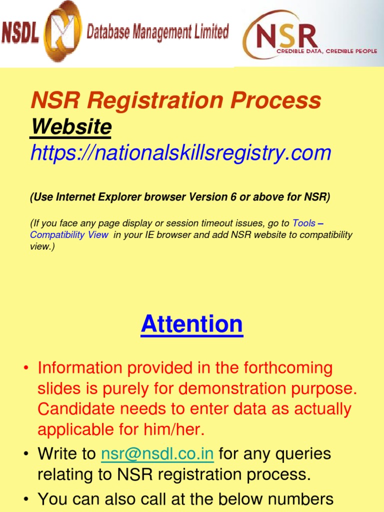 NSR Registration | PDF | Identity Document | Point Of Sale