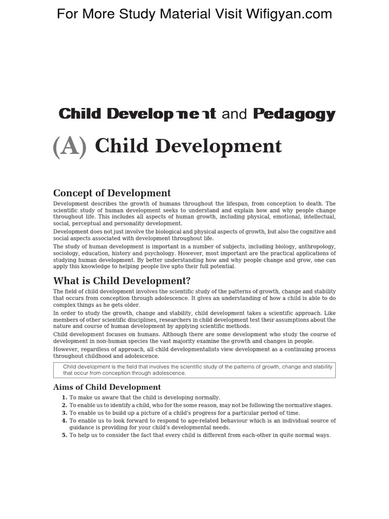 Child Pedagogy | PDF | Child Development | Relationships