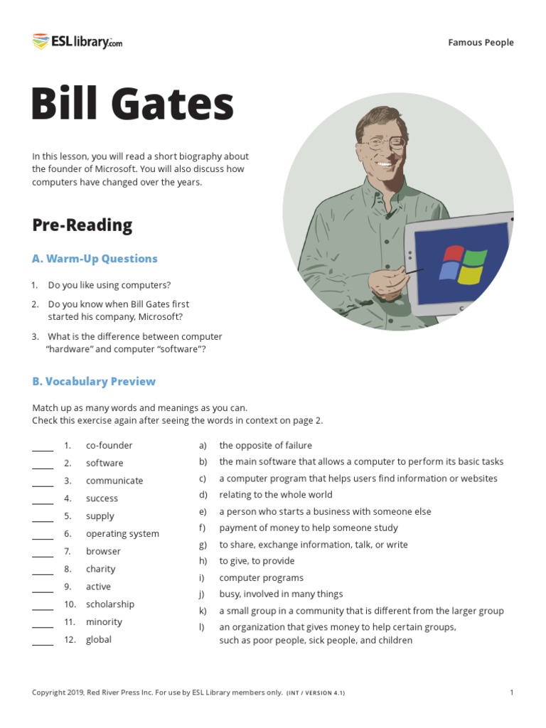 80 Bill-Gates US Student | PDF | Microsoft | Intellectual Works