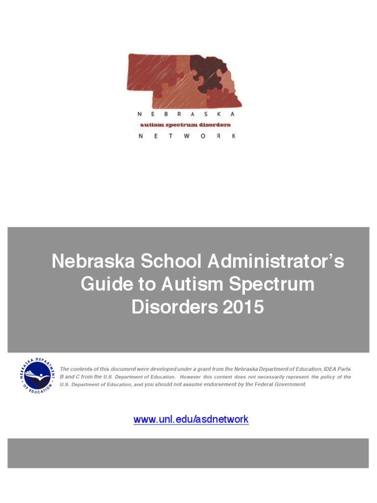 Nebraska Admin Guide Final | PDF | Autism Spectrum | Individualized ...