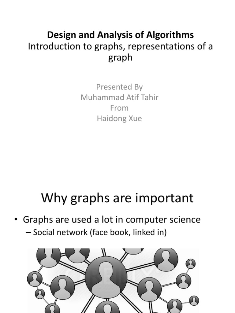 Graphs: Representation and Importance | PDF | Vertex (Graph Theory ...