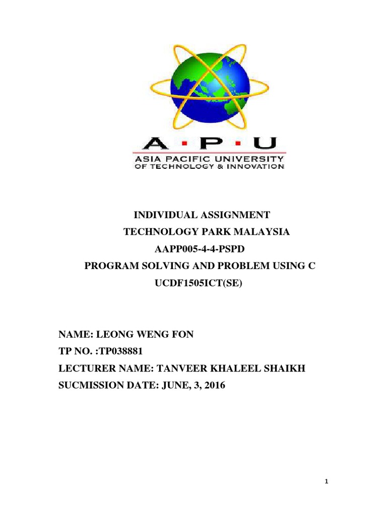 PSPD Assignment | Download Free PDF | Programming Language | Computer Program