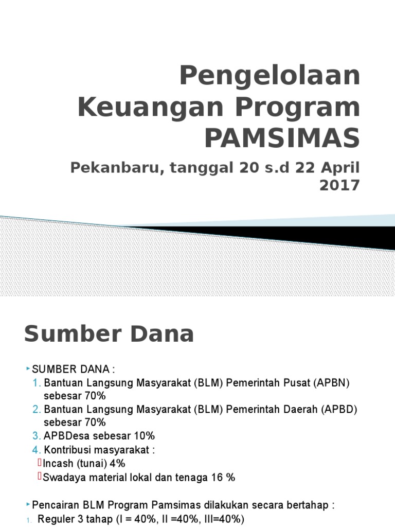PAMSIMAS | PDF