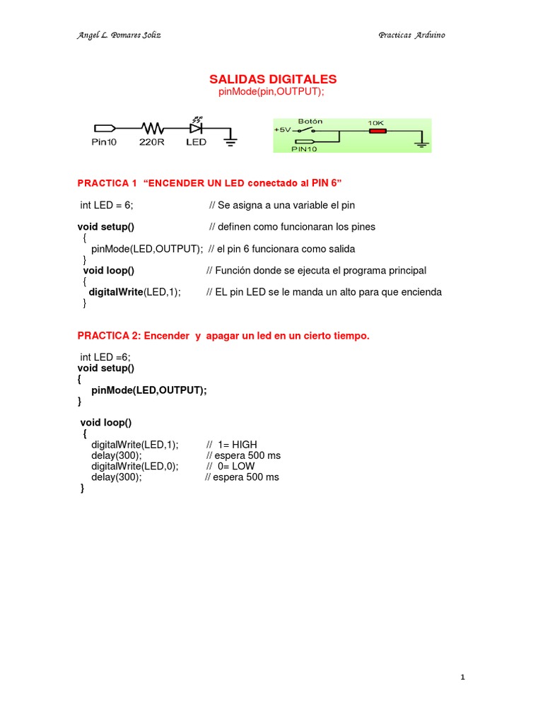 Practicas Seminario Arduino 15 | PDF | Ingeniería Informática | Ingenieria Eléctrica