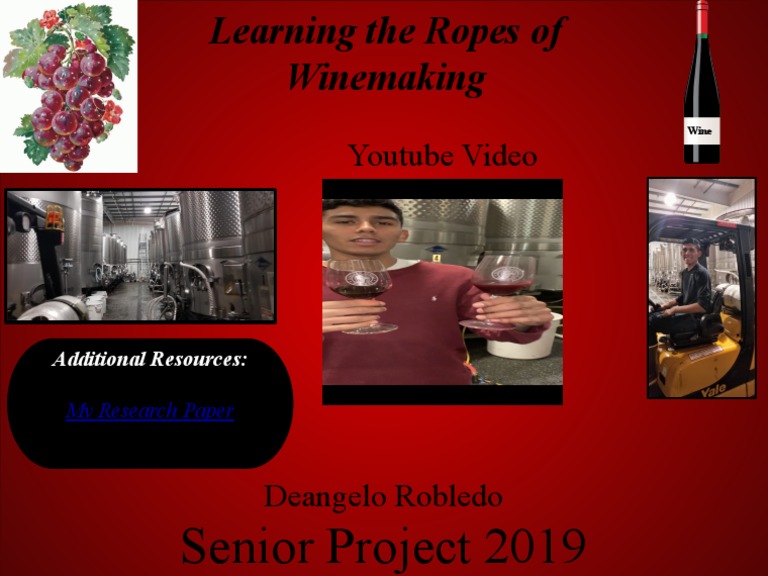 Senior Project Poster - Deangelo Robledo | PDF | Business | Cooking ...