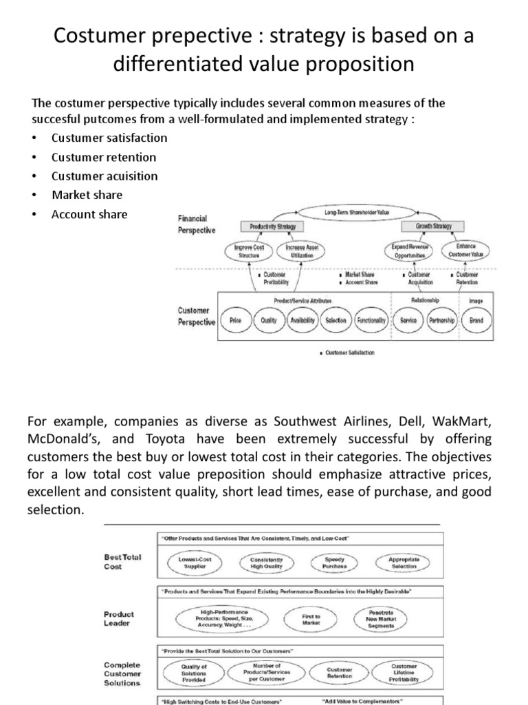 Customer Perspective Strategy Is Based On | PDF | Operations Management ...