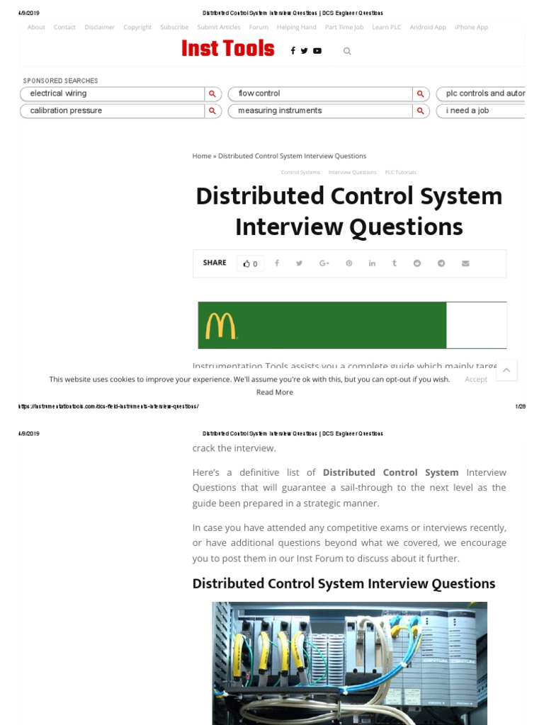 Distributed Control System Interview Questions - DCS Engineer Questions ...