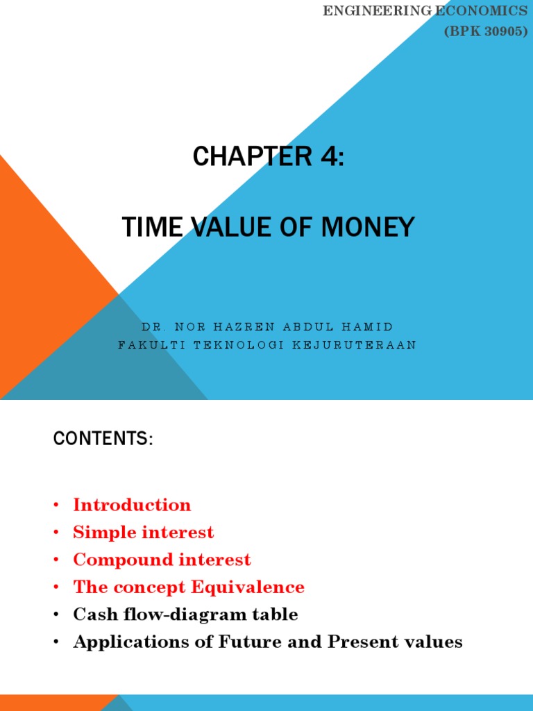 Chapter 4 - Time Value of Money PDF | PDF | Compound Interest | Interest