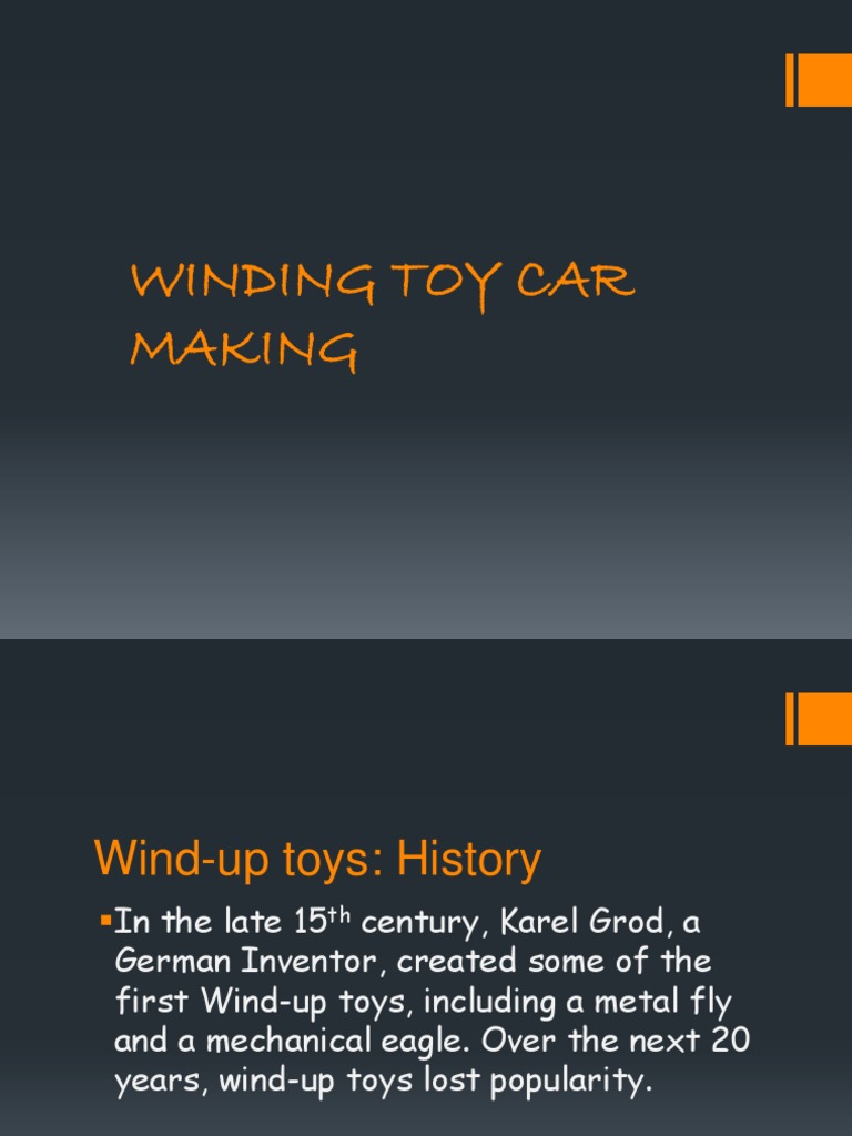 DIY Winding Toy Car Guide | PDF | Young Adult
