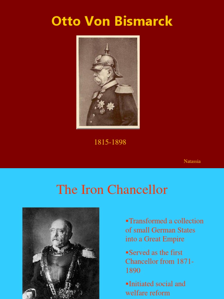 Otto von Bismarck: Architect of German Unification Through "Blood and ...