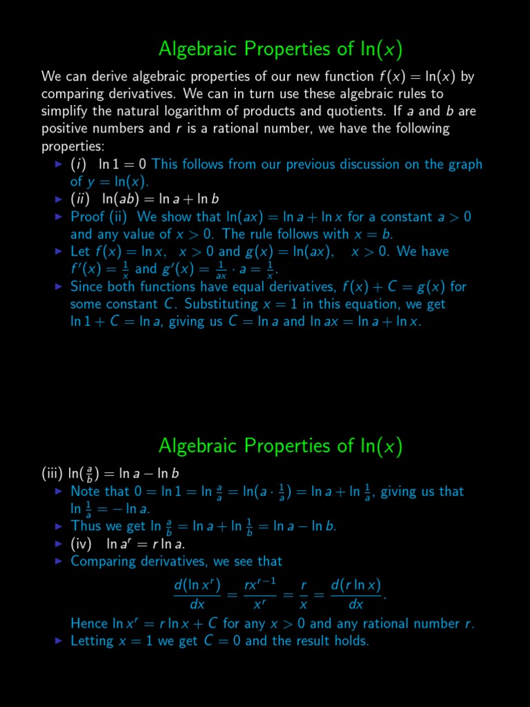 2calculating With Logarithms | PDF | Discrete Mathematics | Abstract Algebra