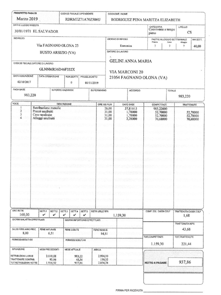 Buste Paga | PDF