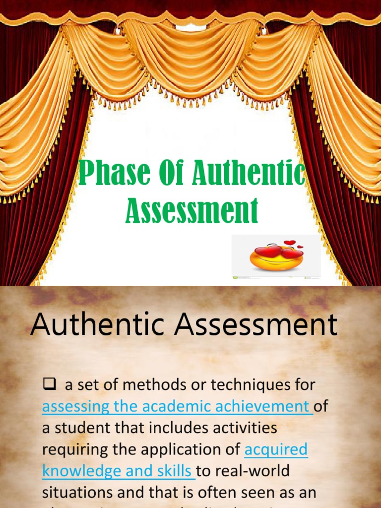 Authentic Assessment Phases Explained | PDF | Educational Assessment ...