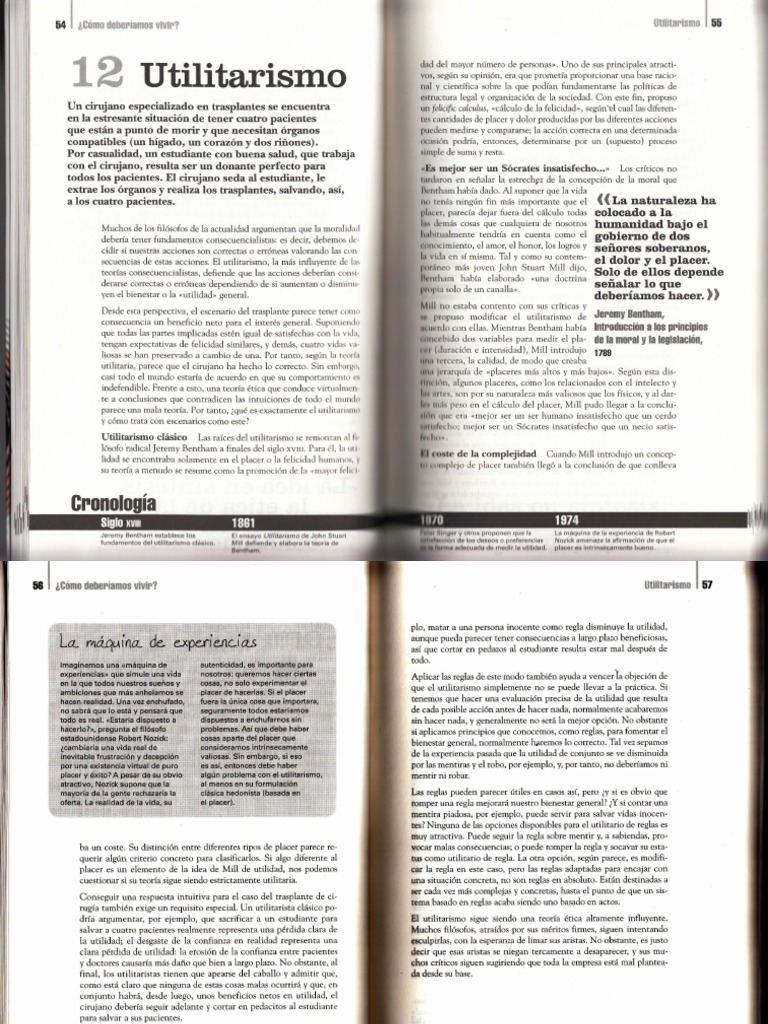 Ética Utilitarista | PDF | Utilitarismo | John Stuart Mill