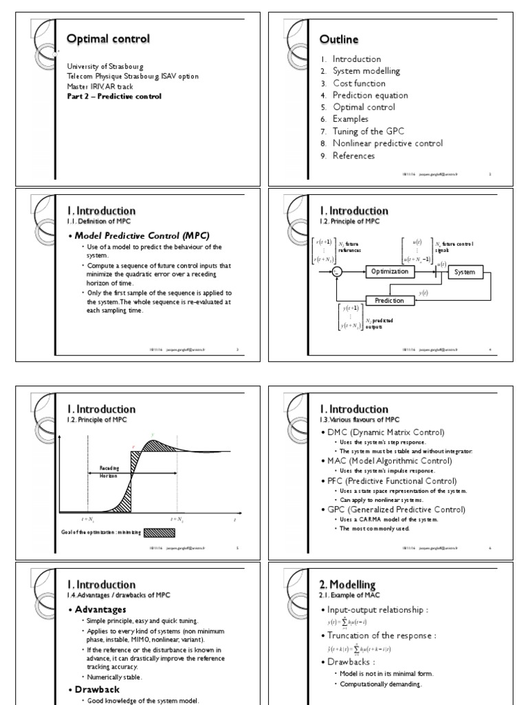 Slides Poly PDF | PDF | Optimal Control | Mathematical Optimization