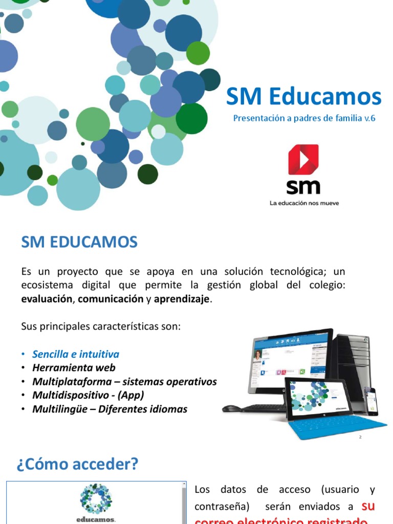 Familias v6 Educamos SM 2019 | PDF | Aplicación movil | ciberespacio