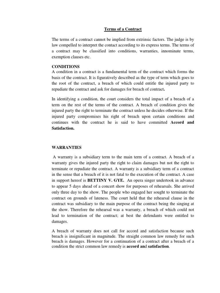 Law Notes Vitiating Factors | PDF | Misrepresentation | Damages