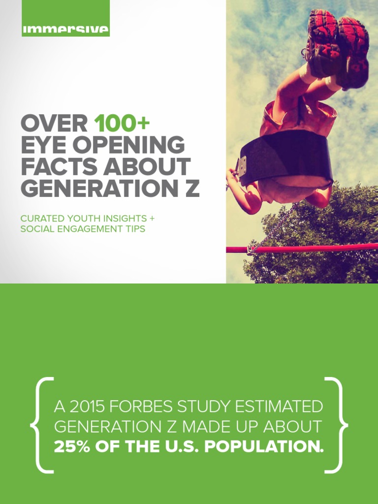 100 Eye Opening Facts About Generation Z | PDF | Social Media | Popular ...