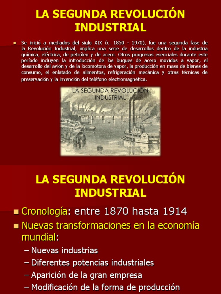 Segunda Revolucion Industrial