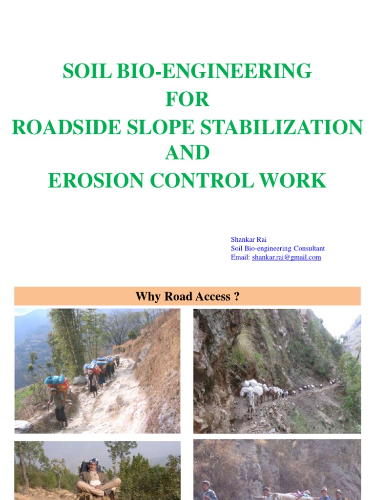 Bio-Engineering PDF | PDF | Geotechnical Engineering | Biological ...