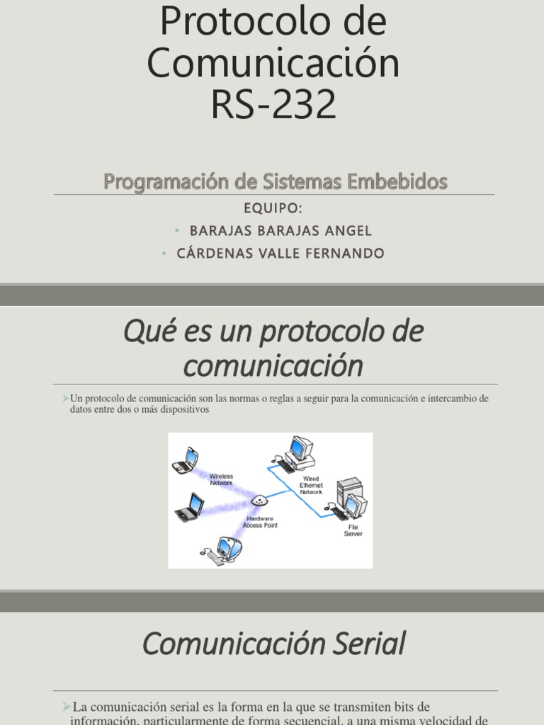 Protocolo de Comunicación RS-232 | PDF | Módem | Electrónica digital
