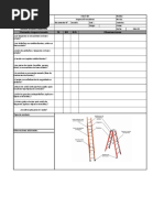 Checklist Pre Uso Escaleras | PDF