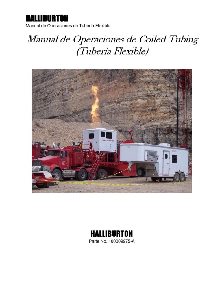 1 Manual de Operaciones de Coiled Tubing-Cap.1,2 y 3 | PDF | Primeros ...