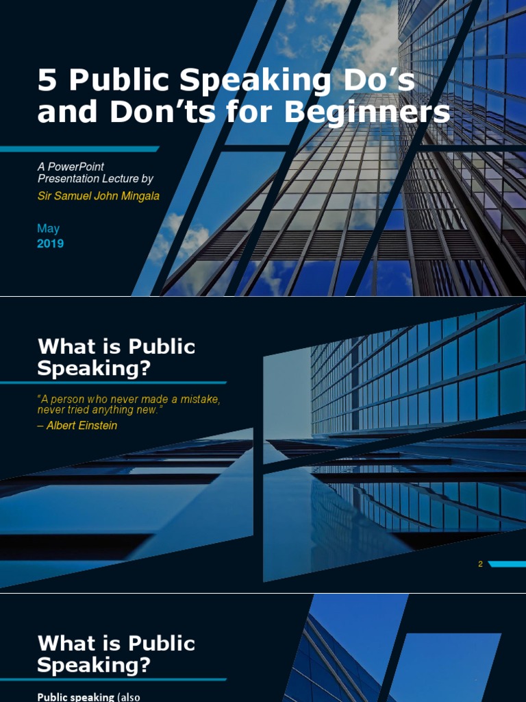 Dos And Don Ts In Public Speaking For Beginners Pdf Public Speaking