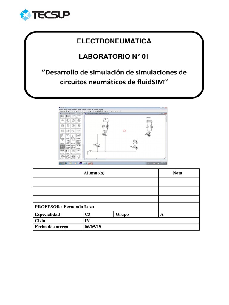 Lab 1 de Electroneumatica | PDF