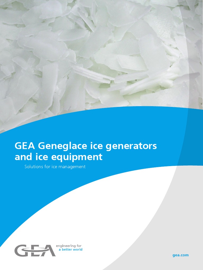 Geneglace Ice Generators | PDF | Ice | Refrigeration