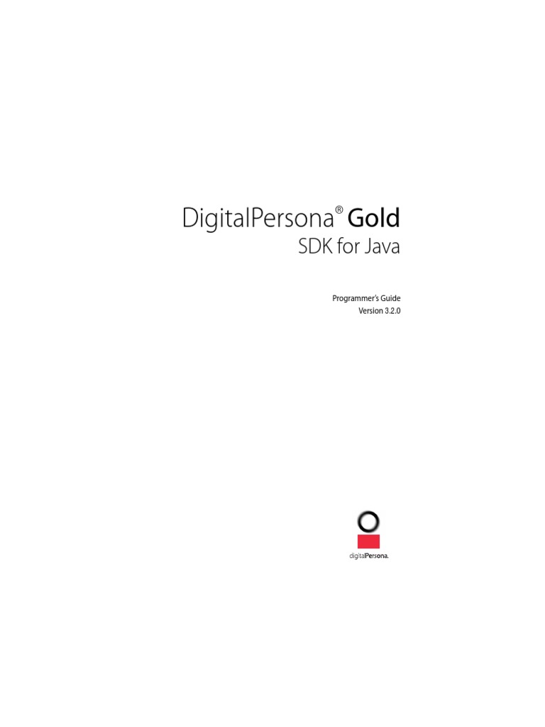 API Digitalpersona | PDF | Java (Programming Language) | Application Programming Interface