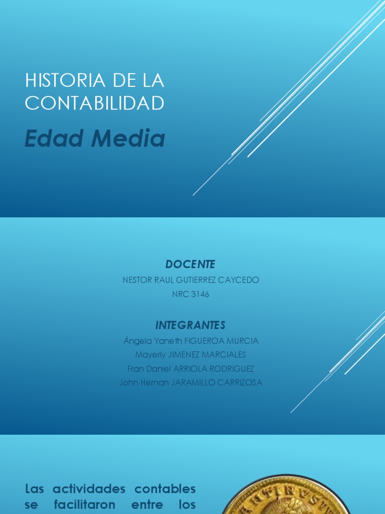 Historia de La Contabilidad - Edad Media | PDF