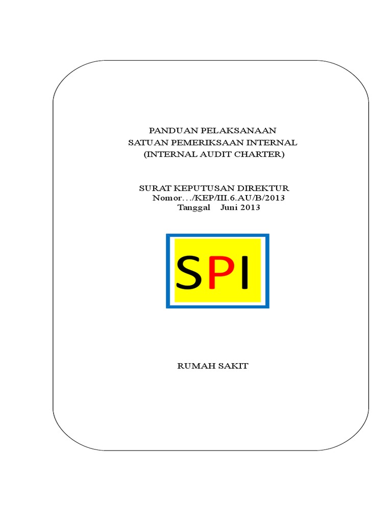 Pedoman Standar Charter Spi | PDF