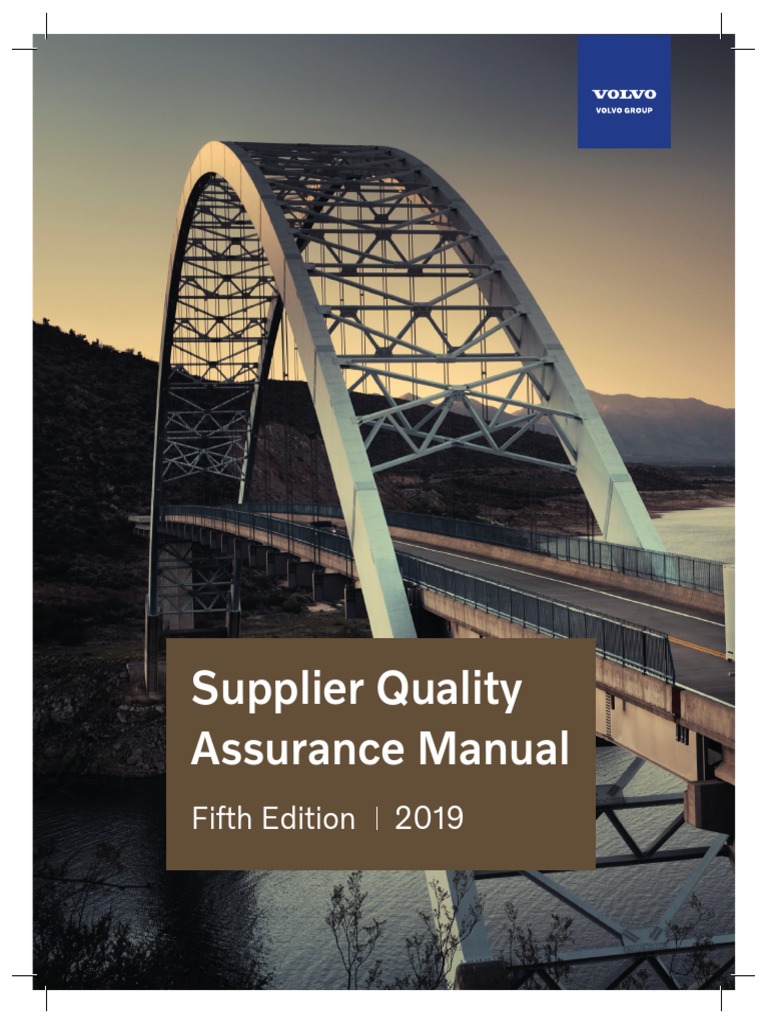 Supplier Quality Assurance Manual: Fifth Edition 2019 | PDF | Supply ...