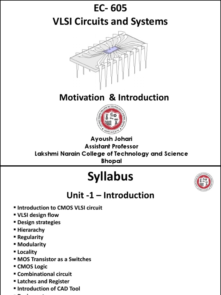 Introduction and Motivation VLSI Circuit PDF | PDF | Very Large Scale ...