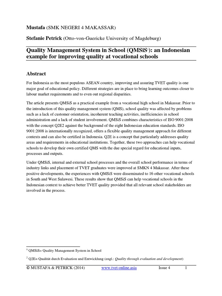 Quality Management System | PDF | Quality Management | Quality ...