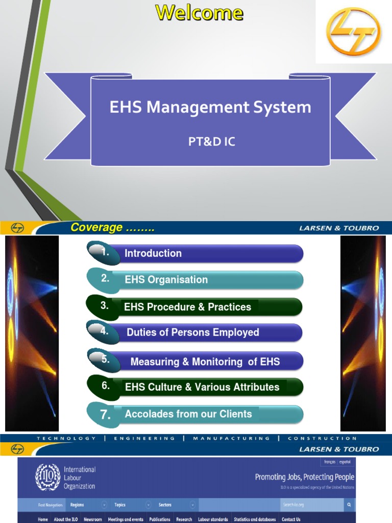 EHS Management System Guide | PDF | Occupational Safety And Health | Risk